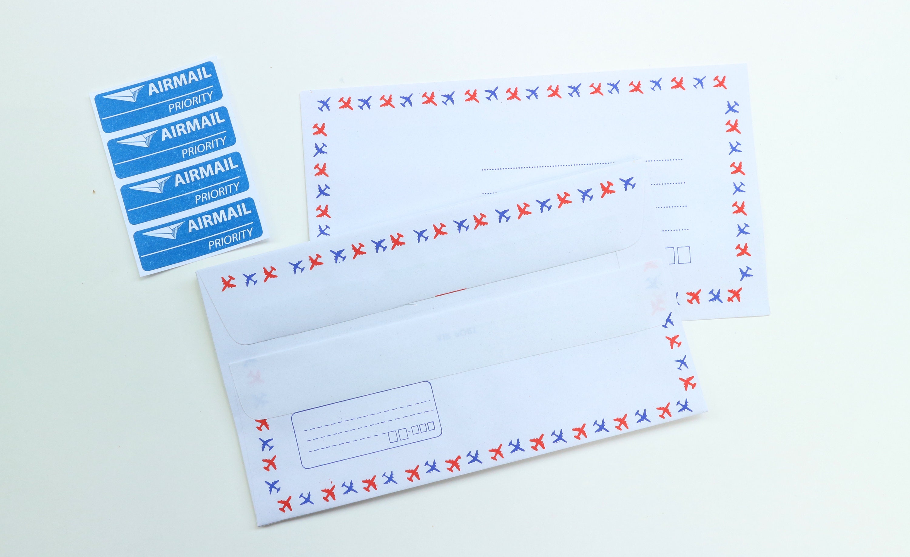 Air Mail Envelopes Vintage Air Mail Envelopes. - Etsy