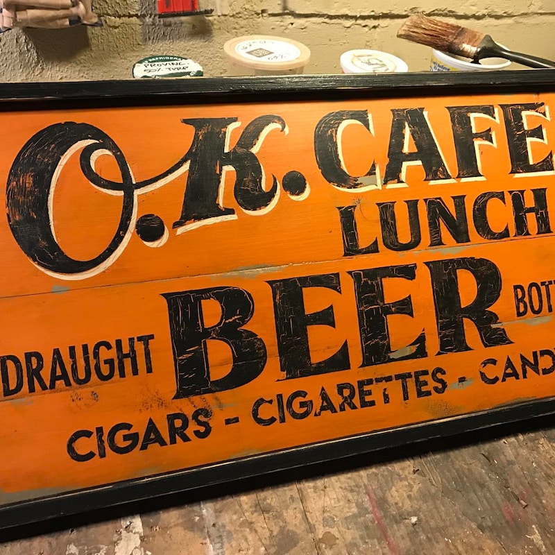Cafe Sign - Etsy