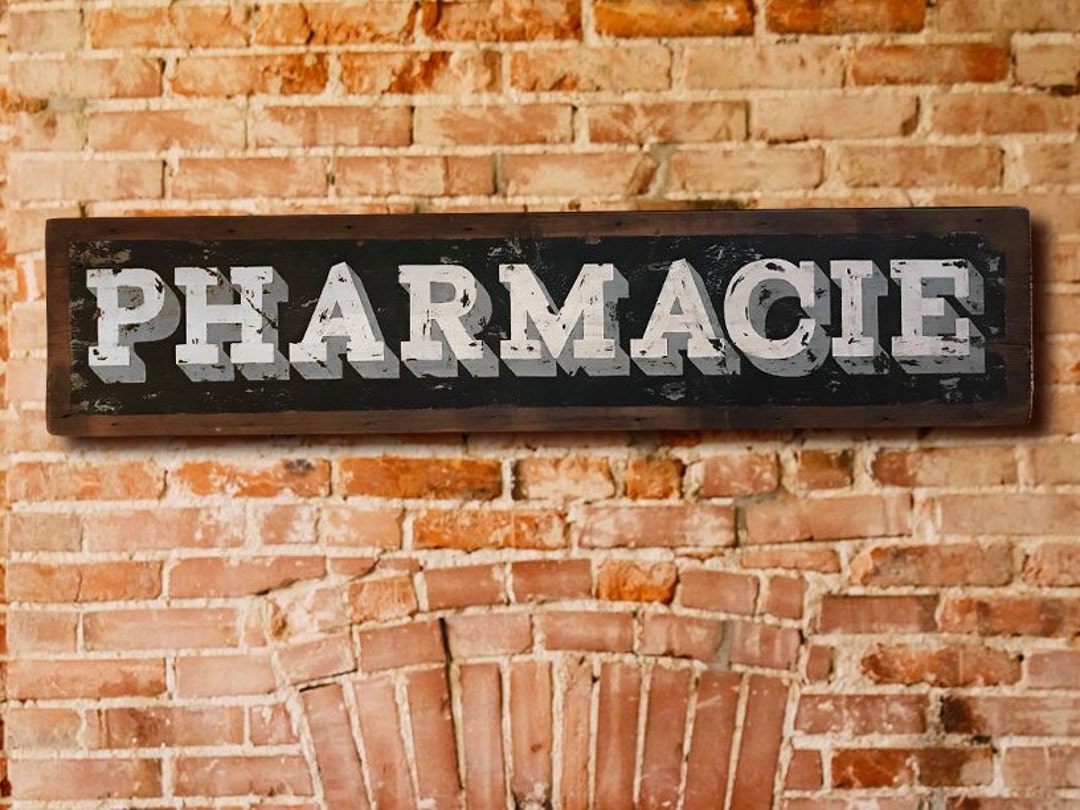 Pharmacie Sign, Hand Painted, French - Etsy