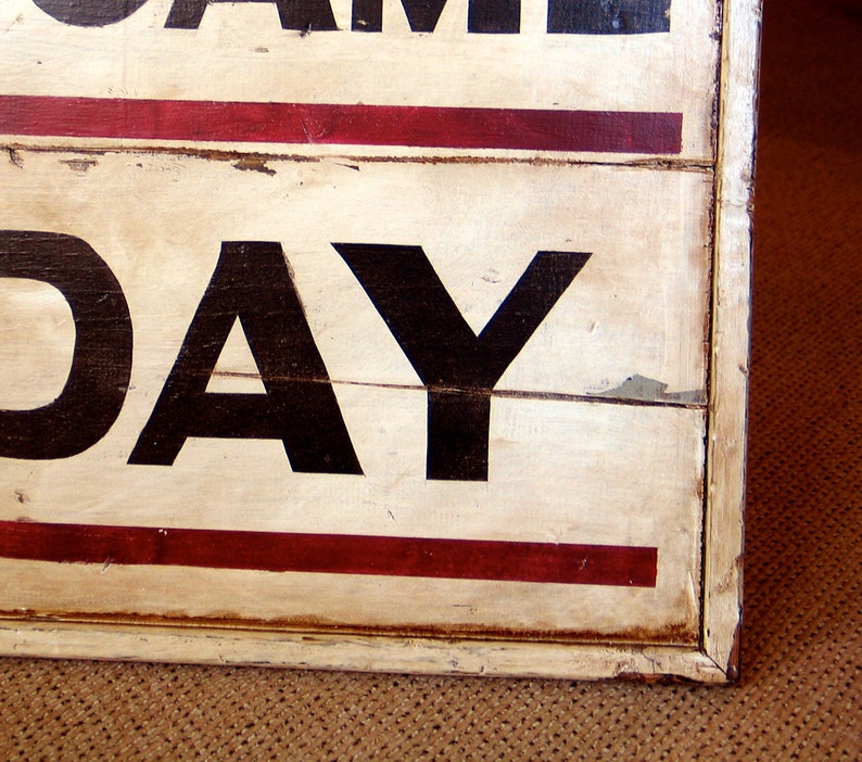 Vintage Baseball Sign - Etsy