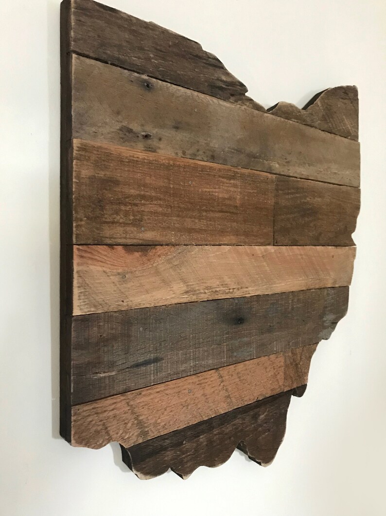 Rustic Ohio Wall Art - Etsy