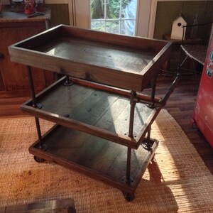 Rustic Utility Cart | Etsy