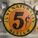 Vintage 5-cent Sign - Etsy