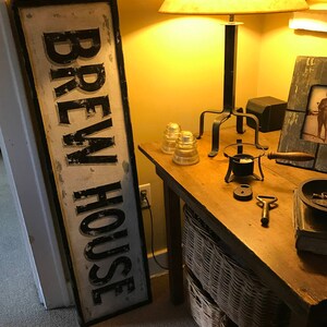 Brew House Sign, Hand Painted - Etsy