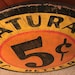 Vintage 5-cent Sign - Etsy