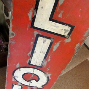 Liquor Sign, Vintage Hand-painted - Etsy