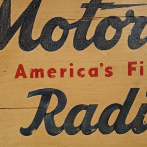 Vintage Radio Sign, Hand-painted - Etsy
