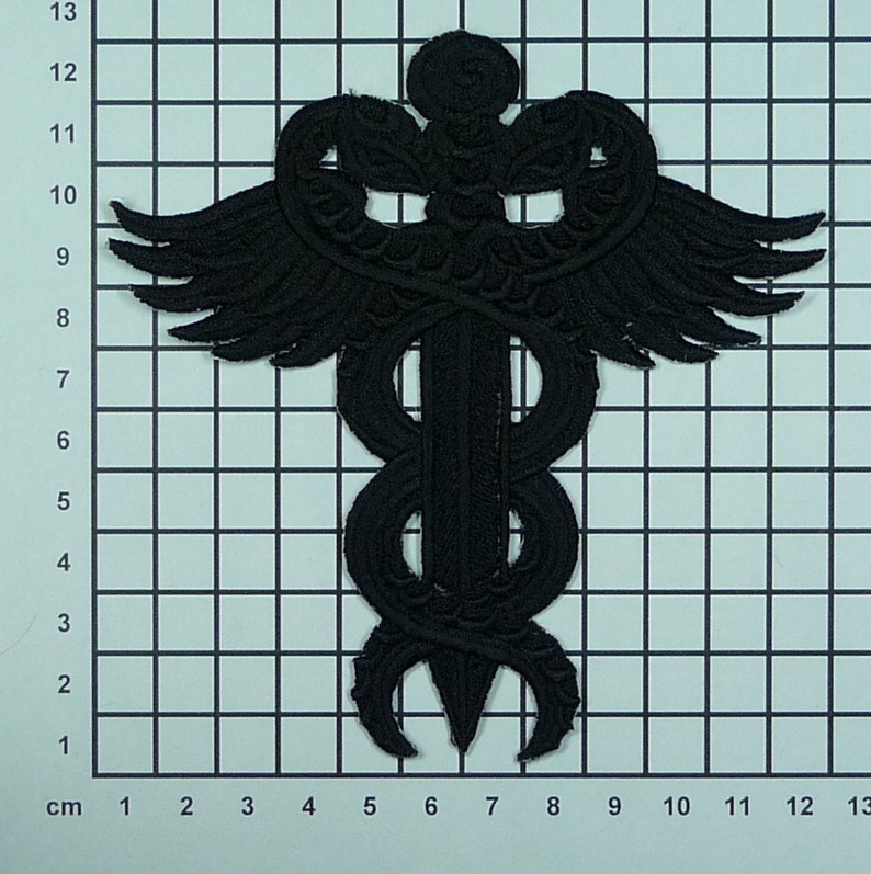 Embroidered Sword / Dagger & Snake Motif / Patch / Badge / - Etsy UK