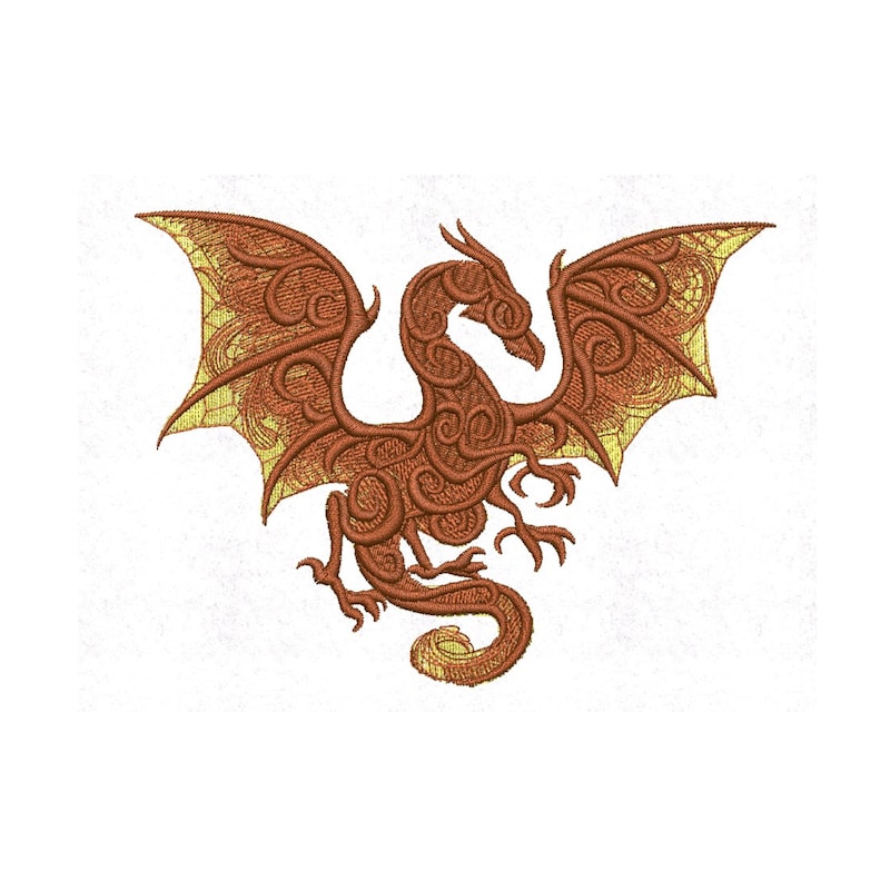 Dragon Applique - Etsy