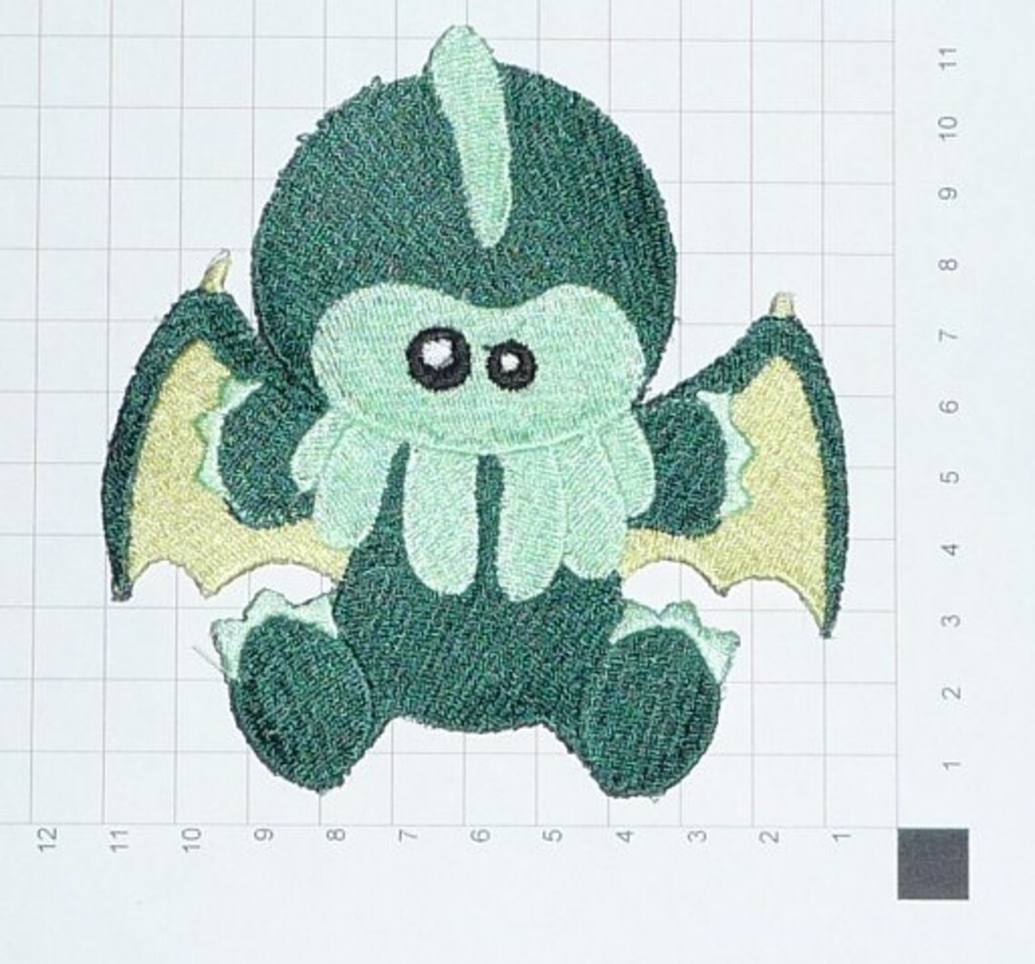 Embroidered Cthulhu Patch / Badge / Applique 3 Designs to | Etsy