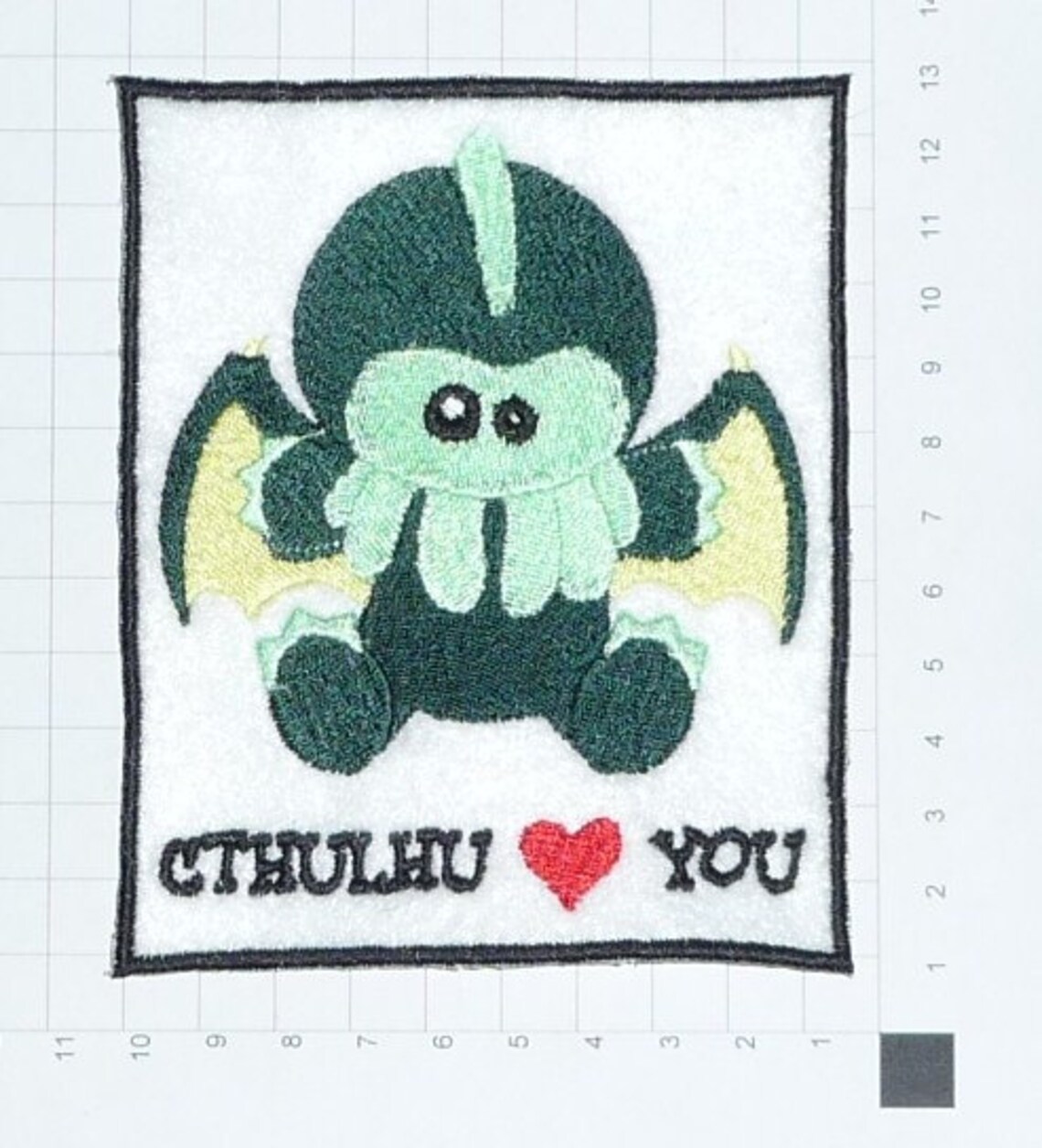 Embroidered Cthulhu Patch / Badge / Applique 3 Designs to | Etsy