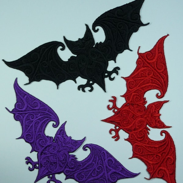Bat Applique - Etsy