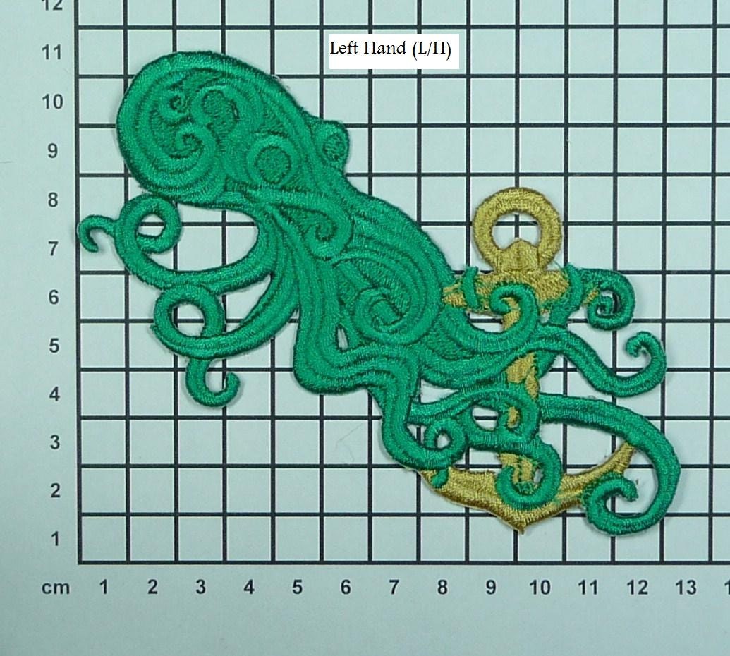 Embroidered Squid Motif / Patch / Badge / Applique - 3 Styles - Lots of ...