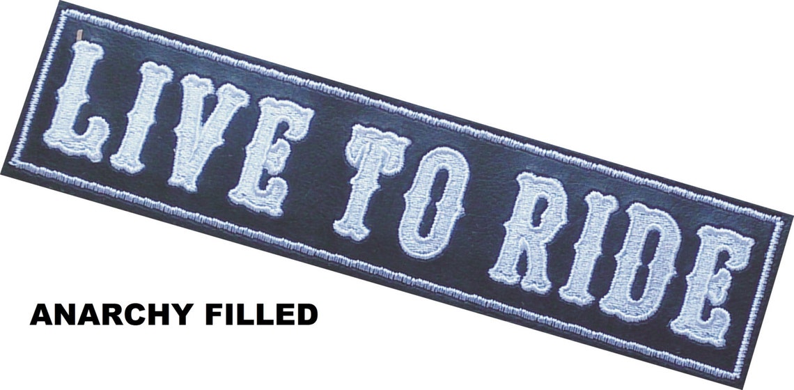 Faux Leather Bottom Rocker Custom Personalised Biker - Etsy