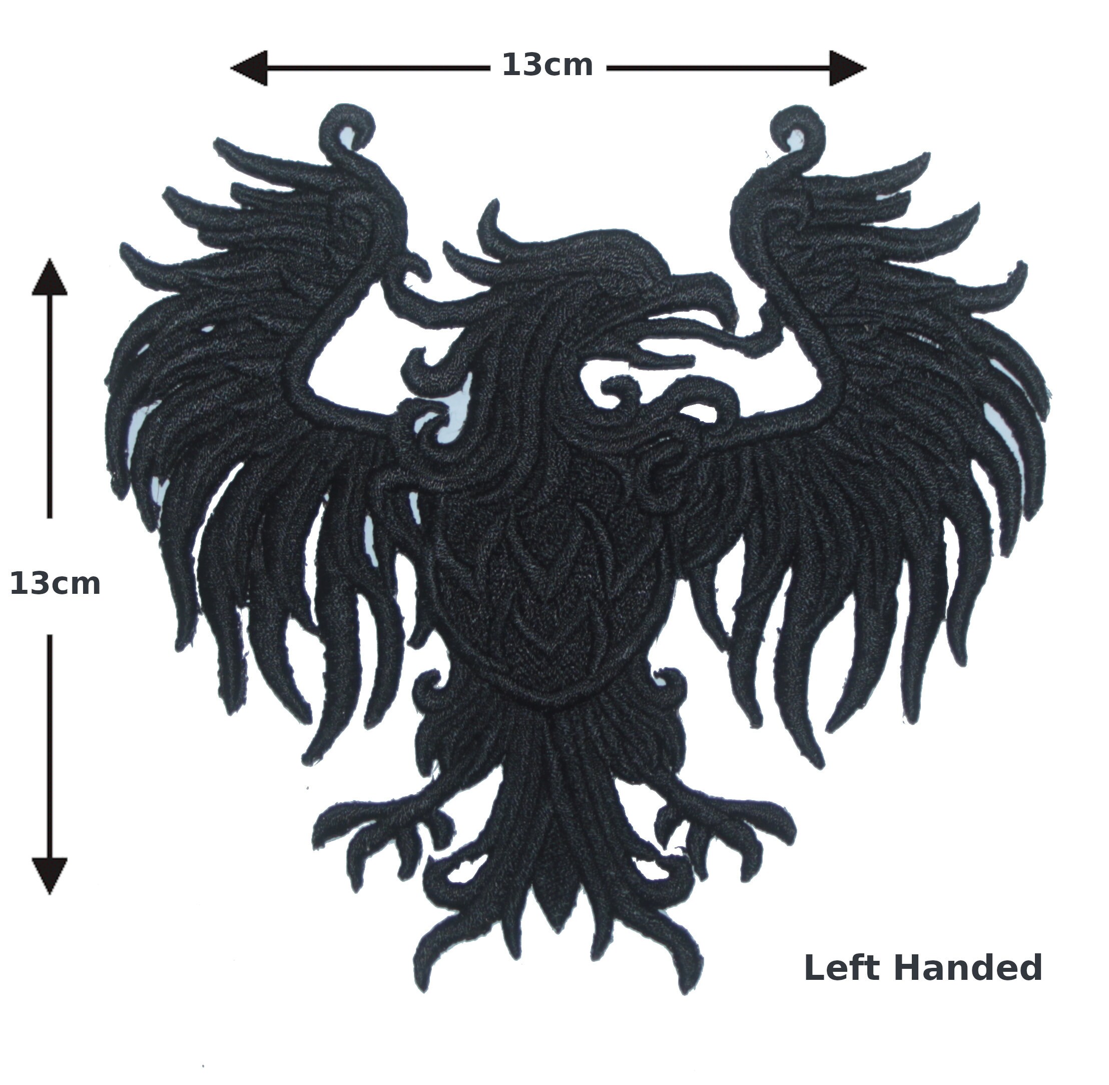 Phoenix/eagle - Heraldry Inspired Embroidered Motif/applique/patch - Etsy