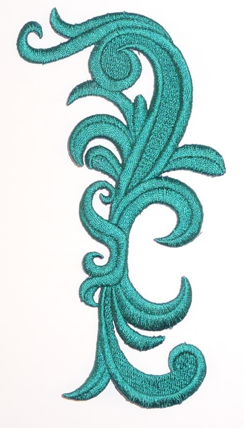 Embroidered Swirls & Flourishes Gothic / Baroque / Art Nouveau | Etsy