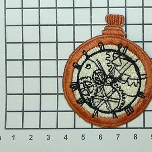 Embroidered Pocket Watch And/or Watch Chain Motif / Patch / Badge ...