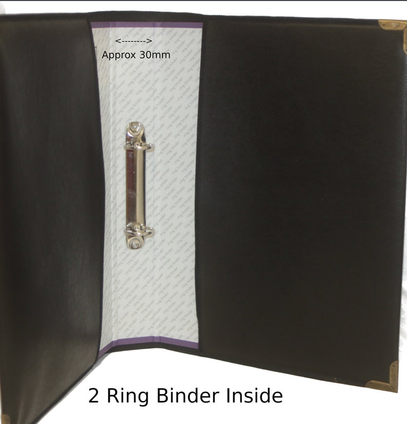 Mythical Creature Faux Leather Covered Ring Binder / File - Unicorn ...