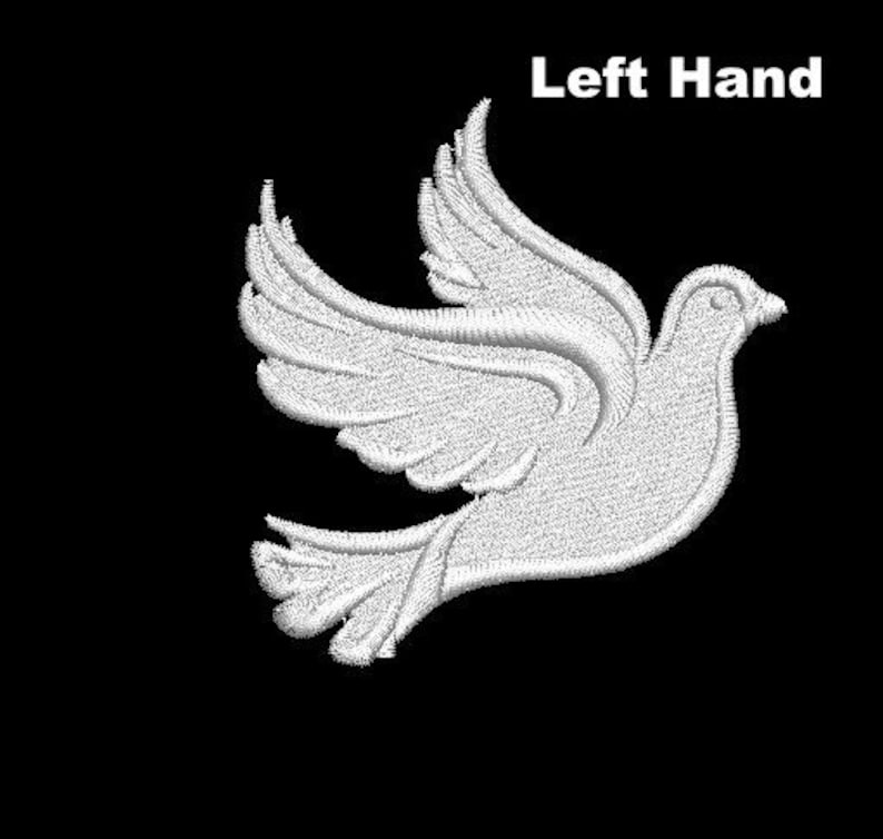 Embroidered Dove Motif / Patch / Badge / Applique Lots of - Etsy