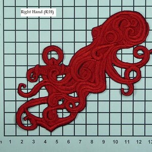 Embroidered Squid Motif / Patch / Badge / Applique - 3 Styles - Lots of ...