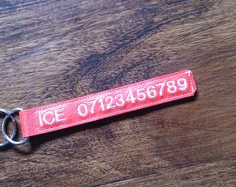 In Case of Emergency Keychain - Etsy