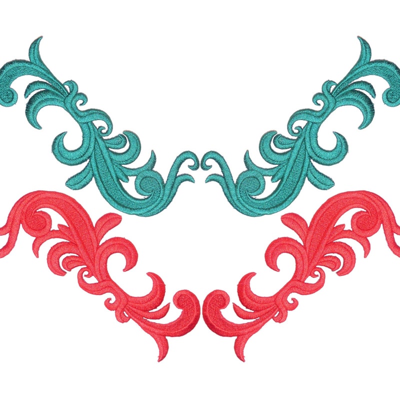 Scroll Appliques - Etsy