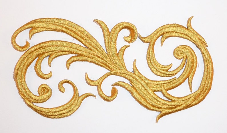 Embroidered Swirls & Flourishes Gothic / Baroque / Art Nouveau | Etsy