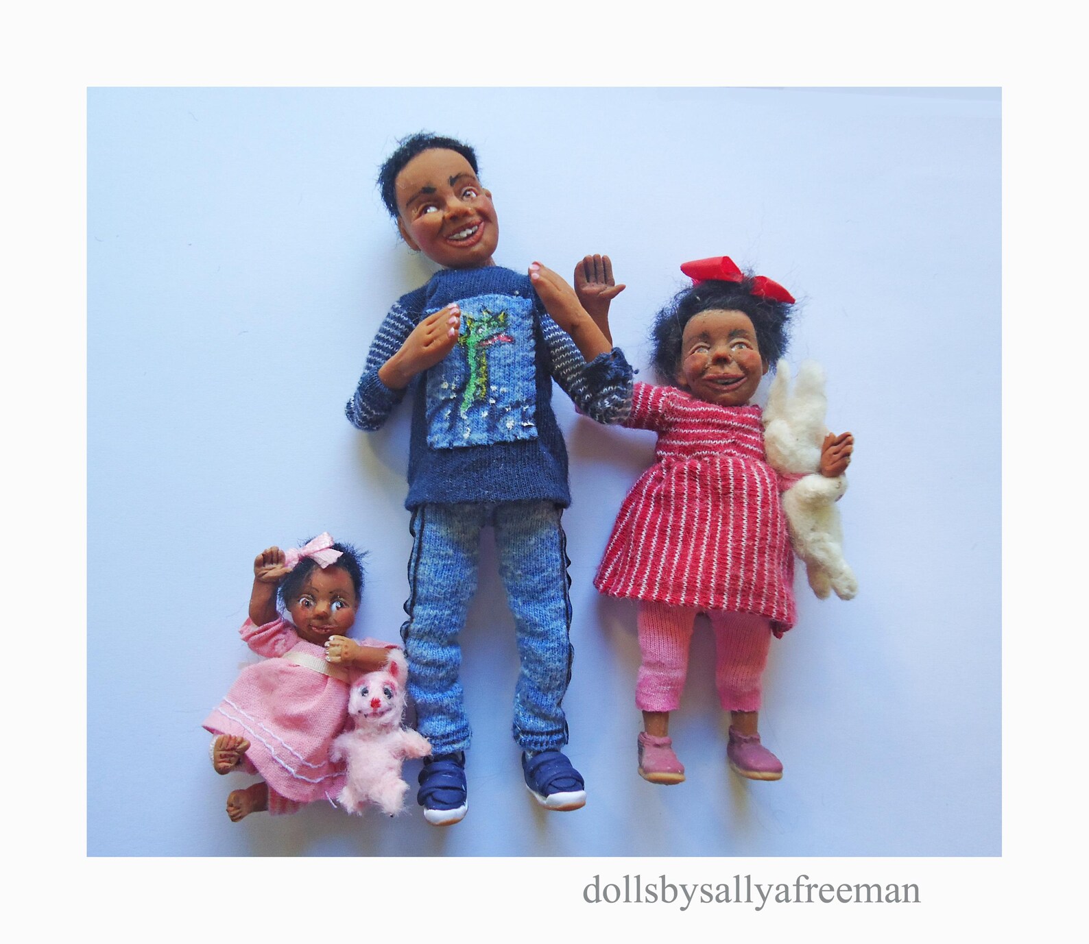 12th Scale Baby Girl Poseable Ooak Doll House Miniature Doll - Etsy
