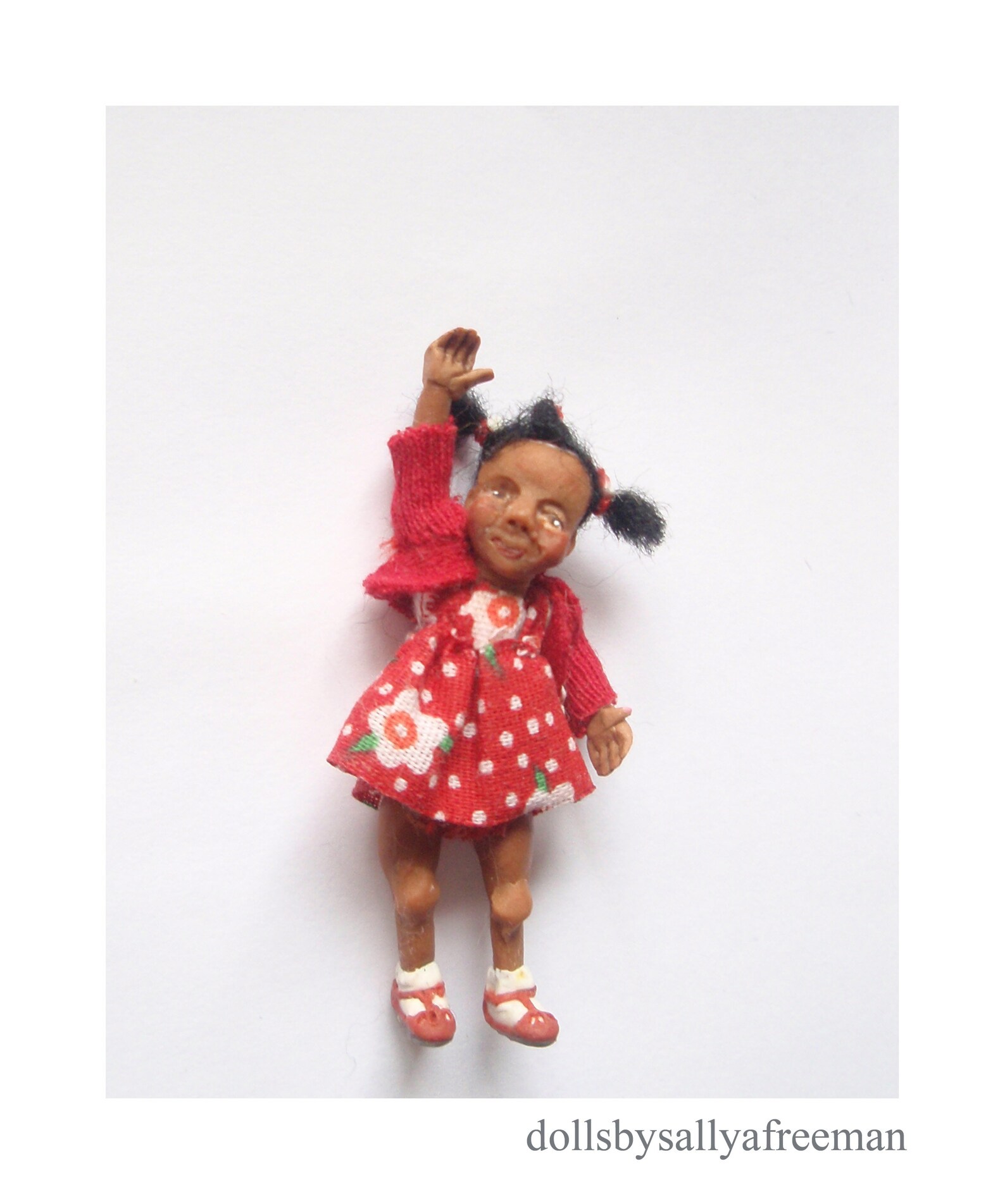 1: 24 scale Little Girl poseable ooak doll house miniature | Etsy