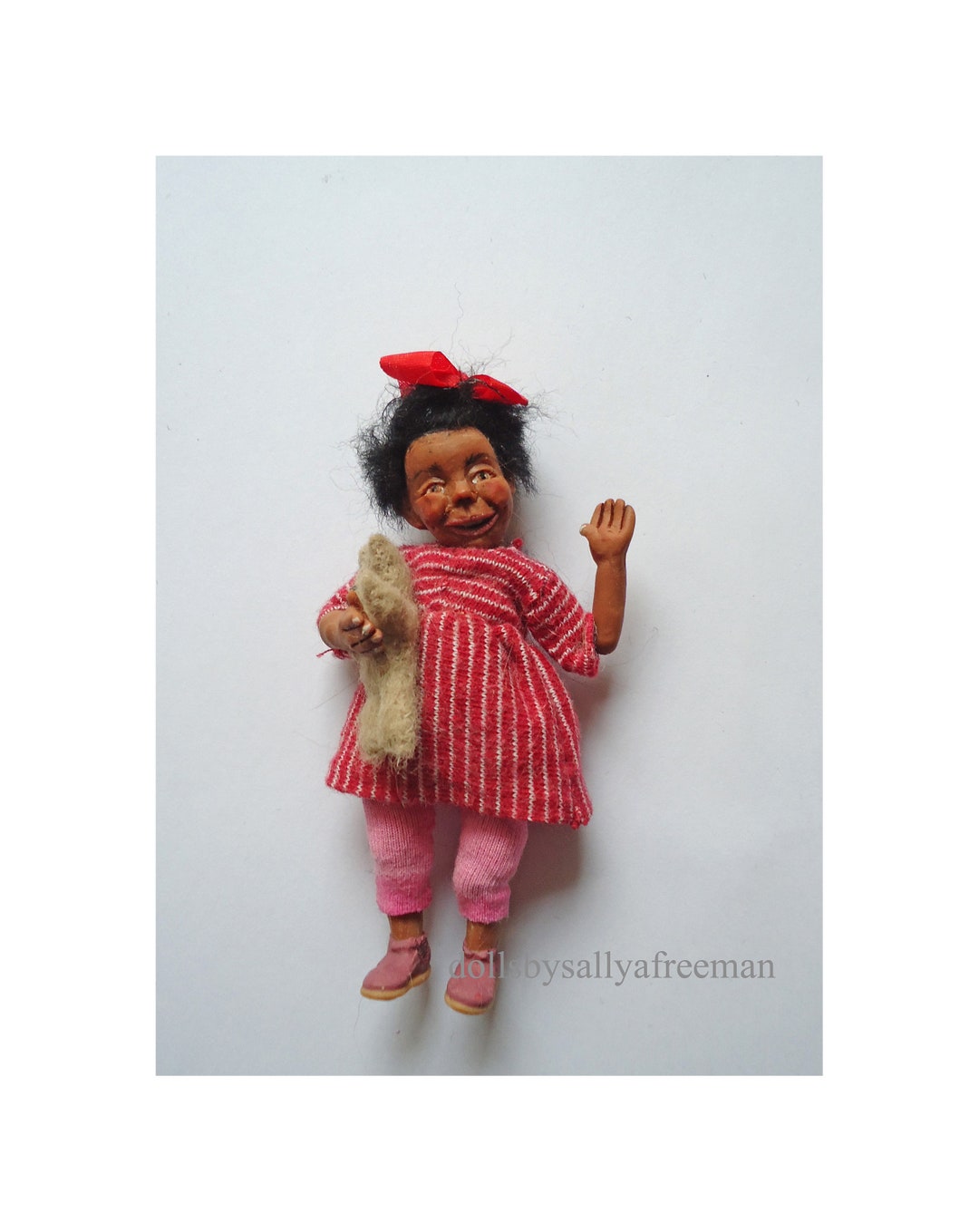 12th Scale Little Girl Poseable Ooak Doll House Miniature Doll - Etsy