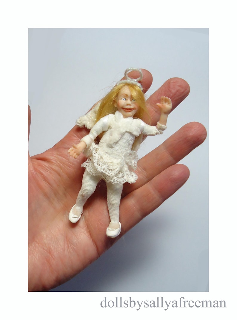 12th Scale Little Angel Poseable Ooak Doll House Miniature Doll - Etsy
