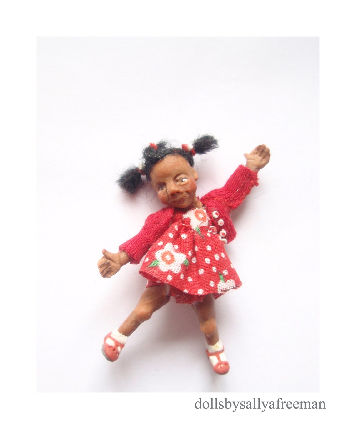 1: 24 scale Little Girl poseable ooak doll house miniature | Etsy