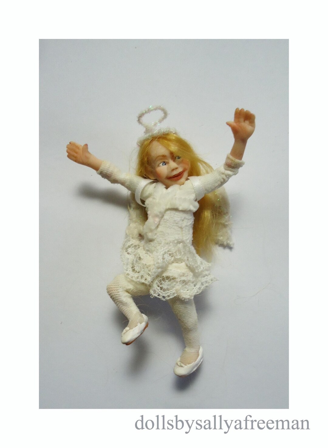 12th Scale Little Angel Poseable Ooak Doll House Miniature Doll - Etsy