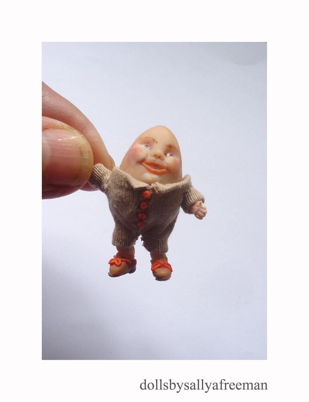 1:24 Scale Humpty Dumpty Poseable Ooak Doll House Doll - Etsy