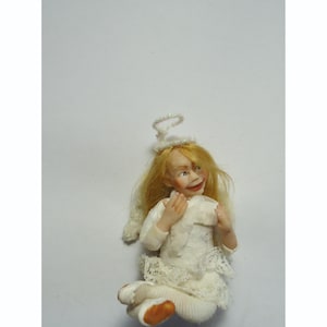 12th Scale Little Angel Poseable Ooak Doll House Miniature Doll - Etsy