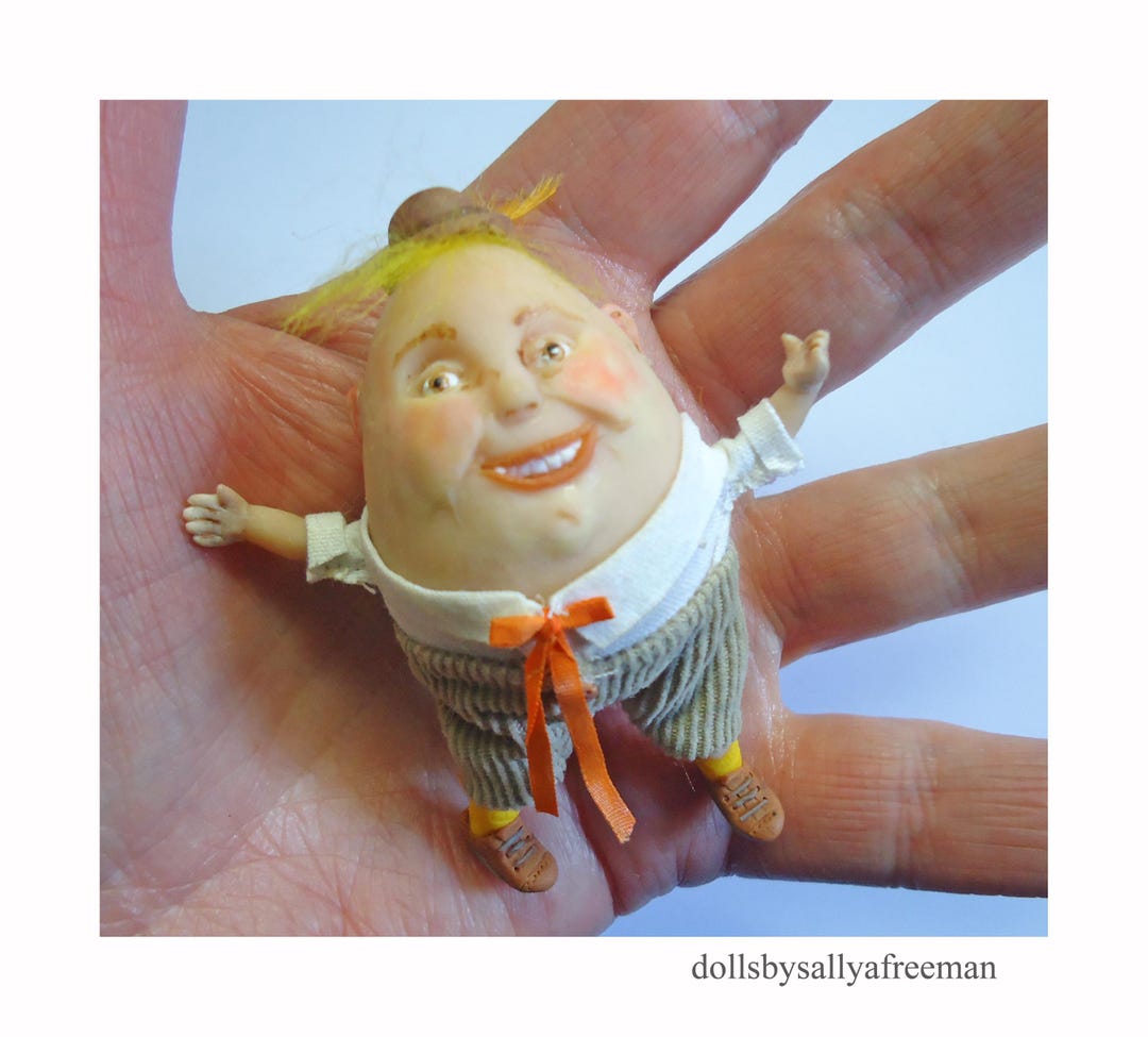 1:12 Scale Humpty Dumpty Poseable Ooak Doll House Doll - Etsy
