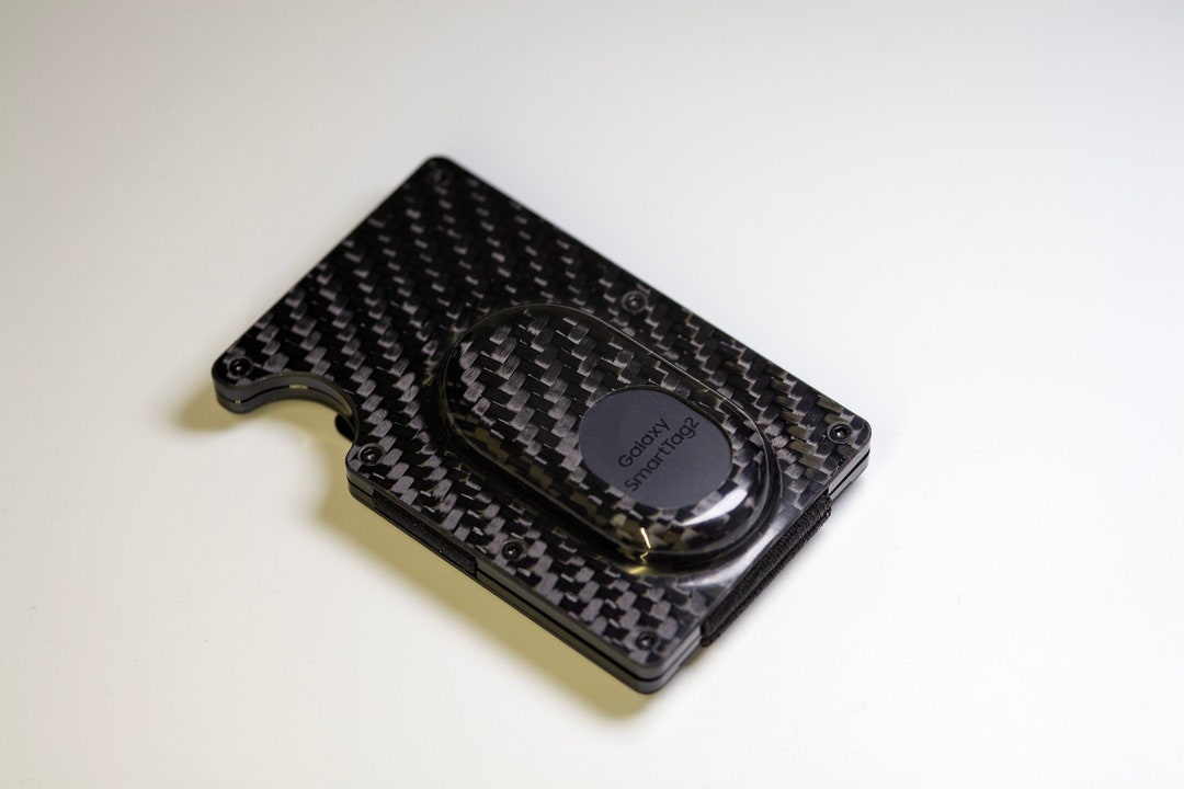 Slim Samsung Smarttag2 Card Wallet Made Out of Real Carbon Fiber - Etsy