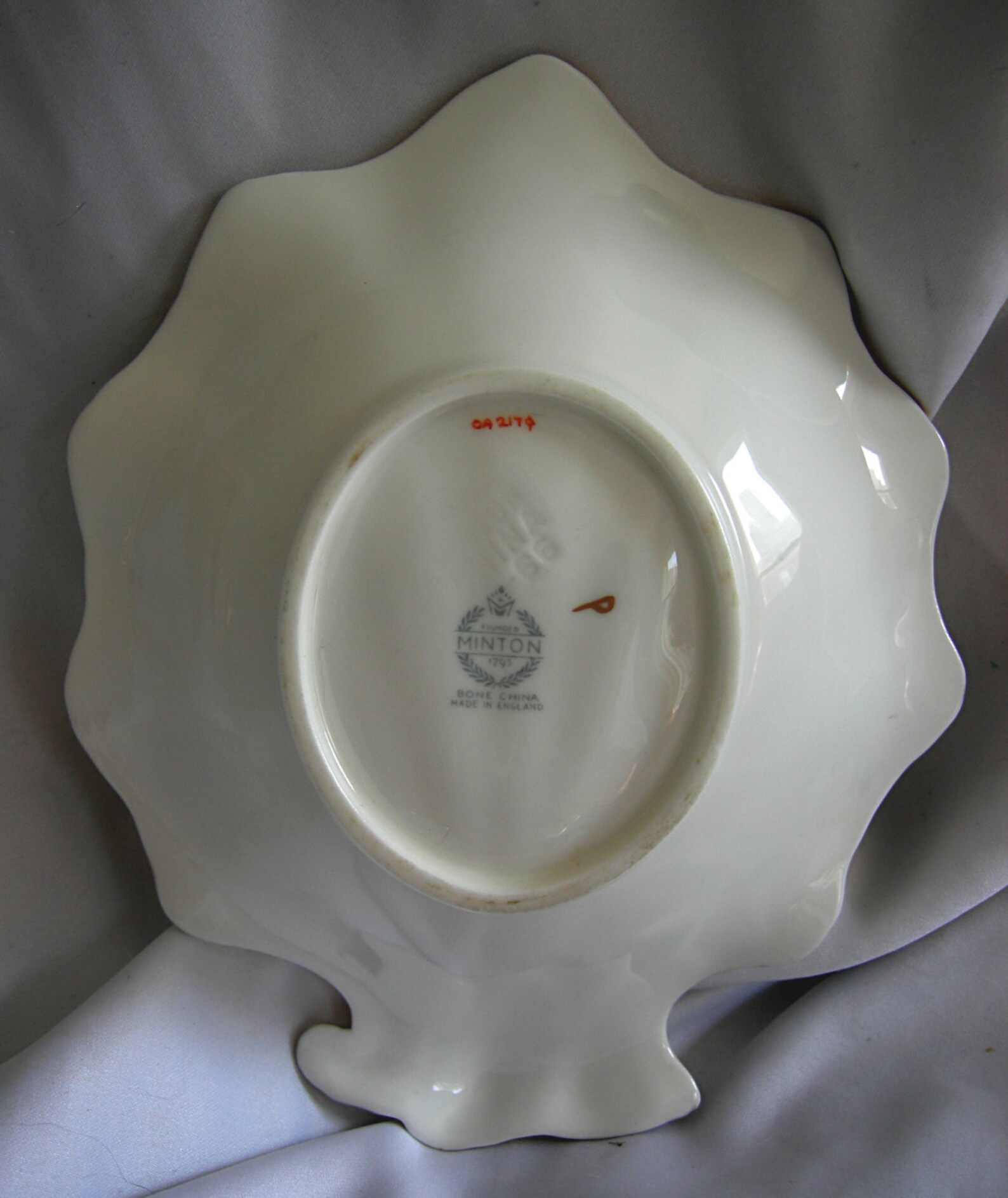 Shell Shaped Fine Bone China Trinket Dish With Floral Motif - Etsy