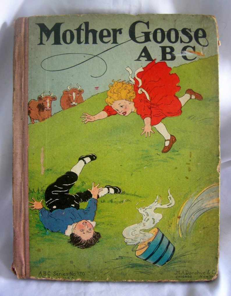 Mother Goose ABC Series Number 120 M A Mcdonohue Vintage 1920-1930 - Etsy