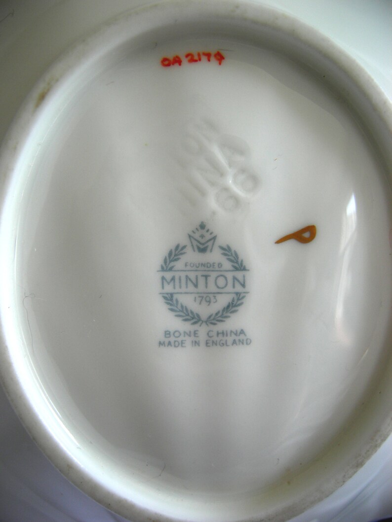Shell Shaped Fine Bone China Trinket Dish With Floral Motif - Etsy