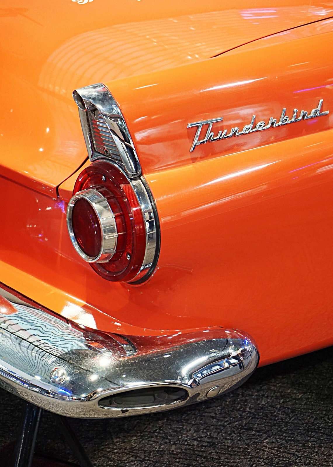 1956 Ford Thunderbird Tail Light, Mid Century Wall Art, California ...