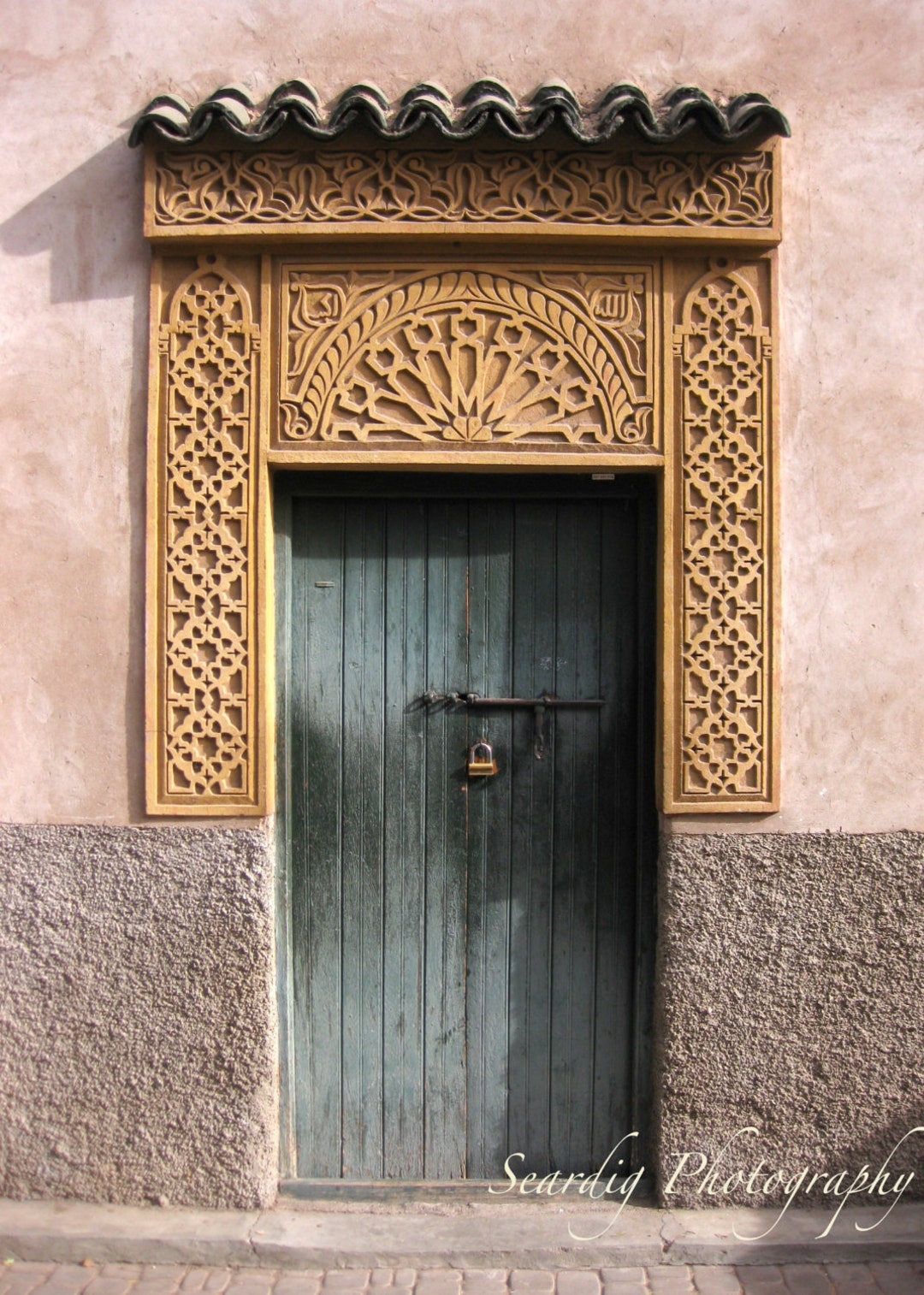 Teal Marrakech, Morocco Door. Moroccan Decor. Photograph. Turquoise ...