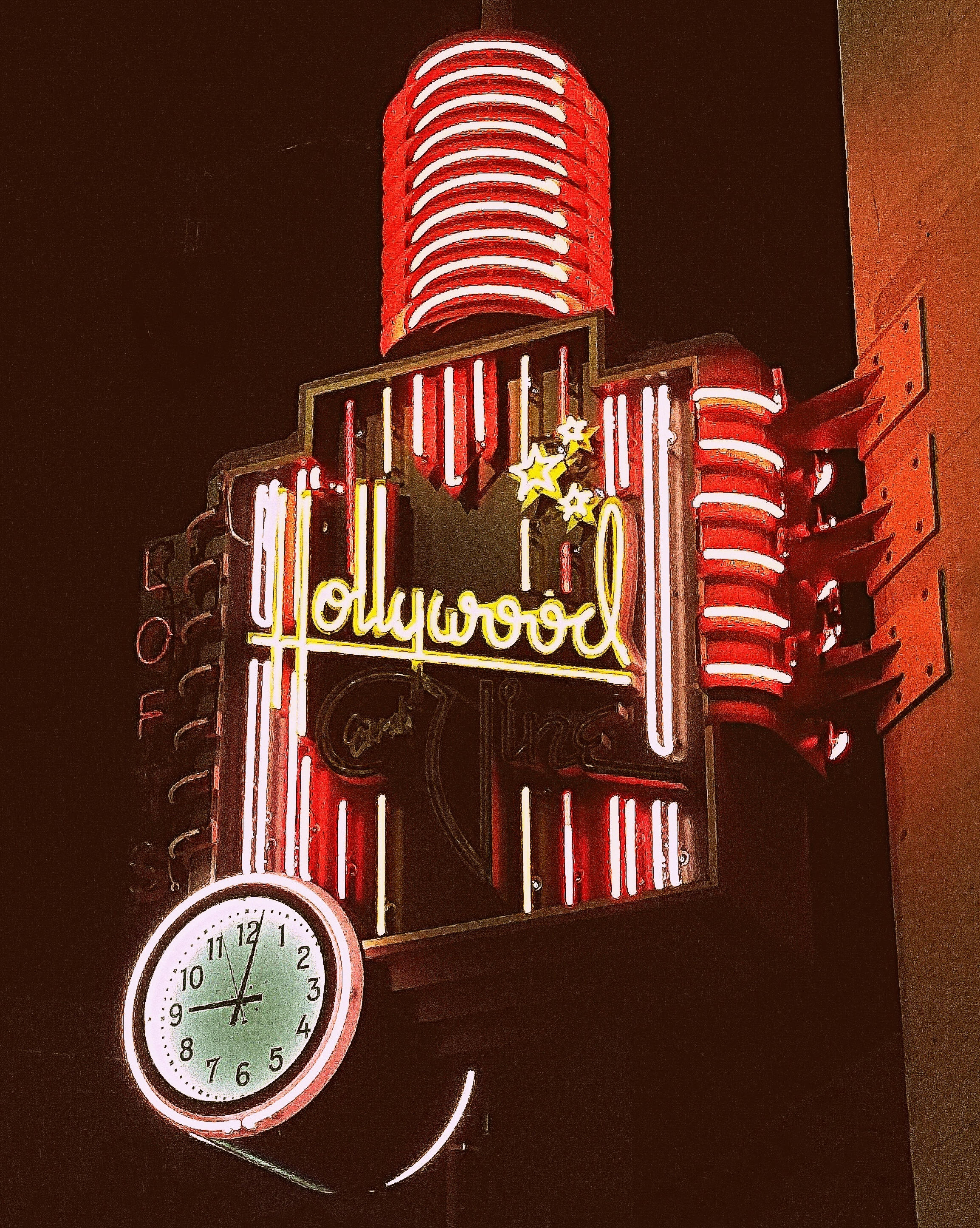 Hollywood Neon Sign. Hollywood Photography, Los Angeles. Photograph ...