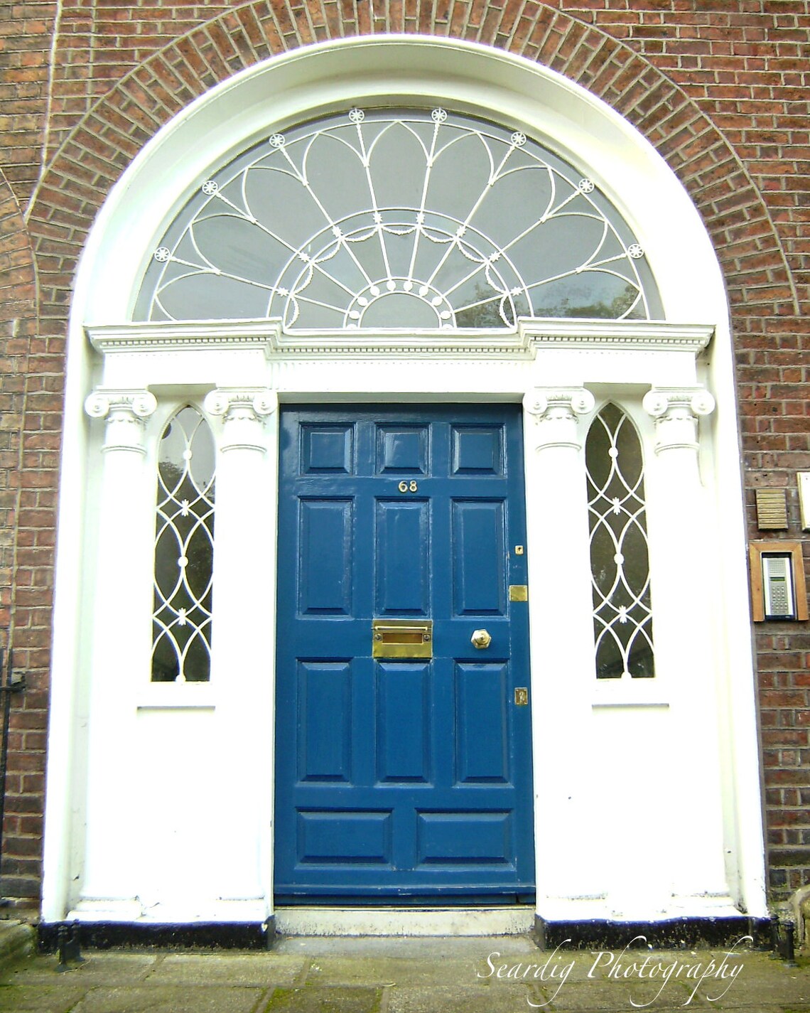 Dublin Door Photo. Blue Door. Dublin, Ireland. Merrion Square. Travel ...