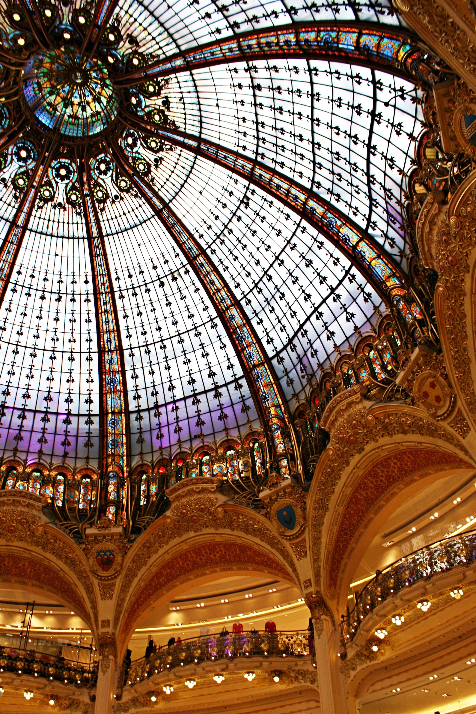 Paris Ceiling Galeries Lafayette Photograph Print. Paris Wall Art Belle ...