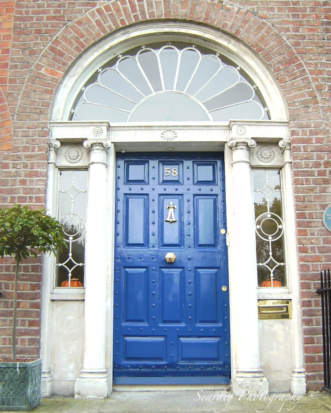 Dublin Door Photo. Blue Door. Dublin, Ireland. Merrion Square. Travel ...