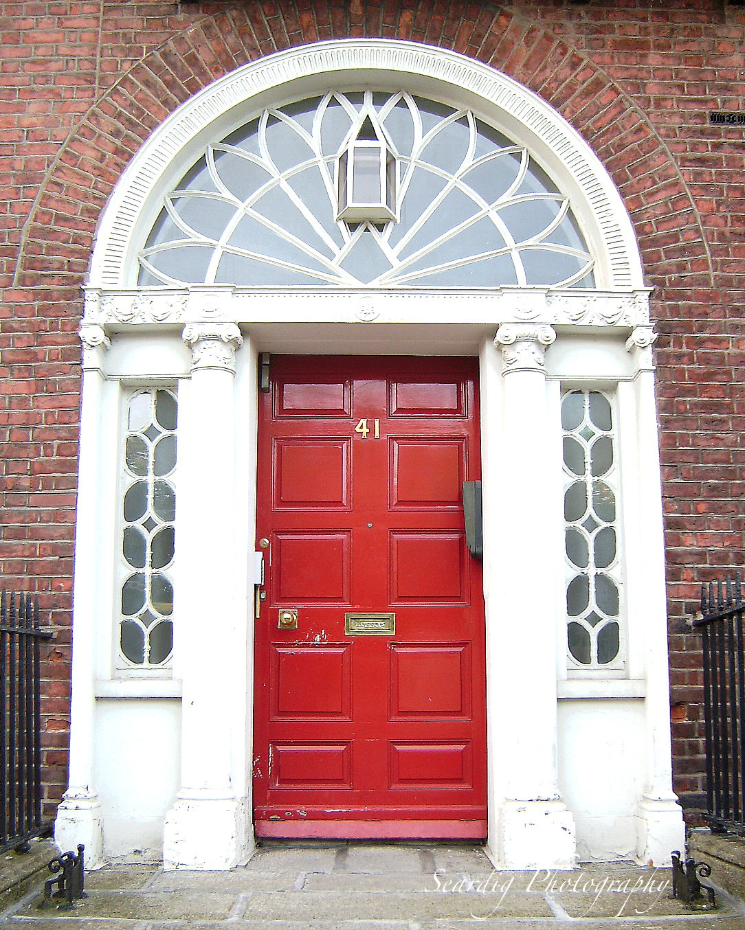 Dublin Door Photo. Irish Red Door. Dublin, Ireland. Merrion Square ...