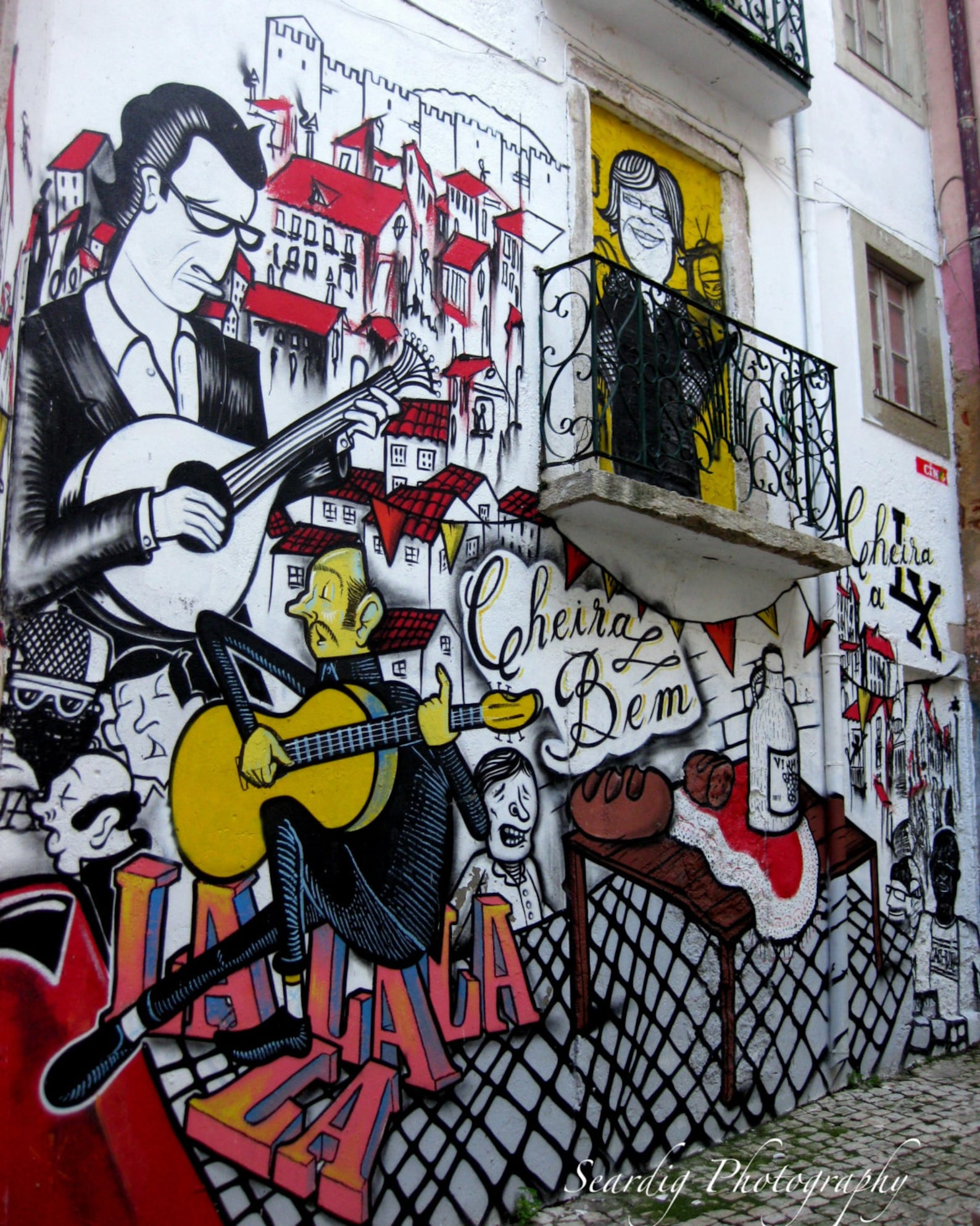 Lisbon Graffiti Fado Alfama District Photo Print. Photography Portugal ...