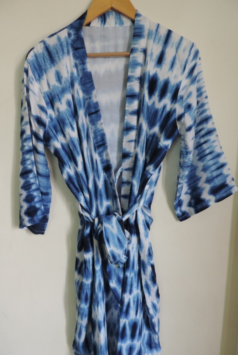 Tie Dye Robe Bridesmaids gift getting ready robes Bridal | Etsy
