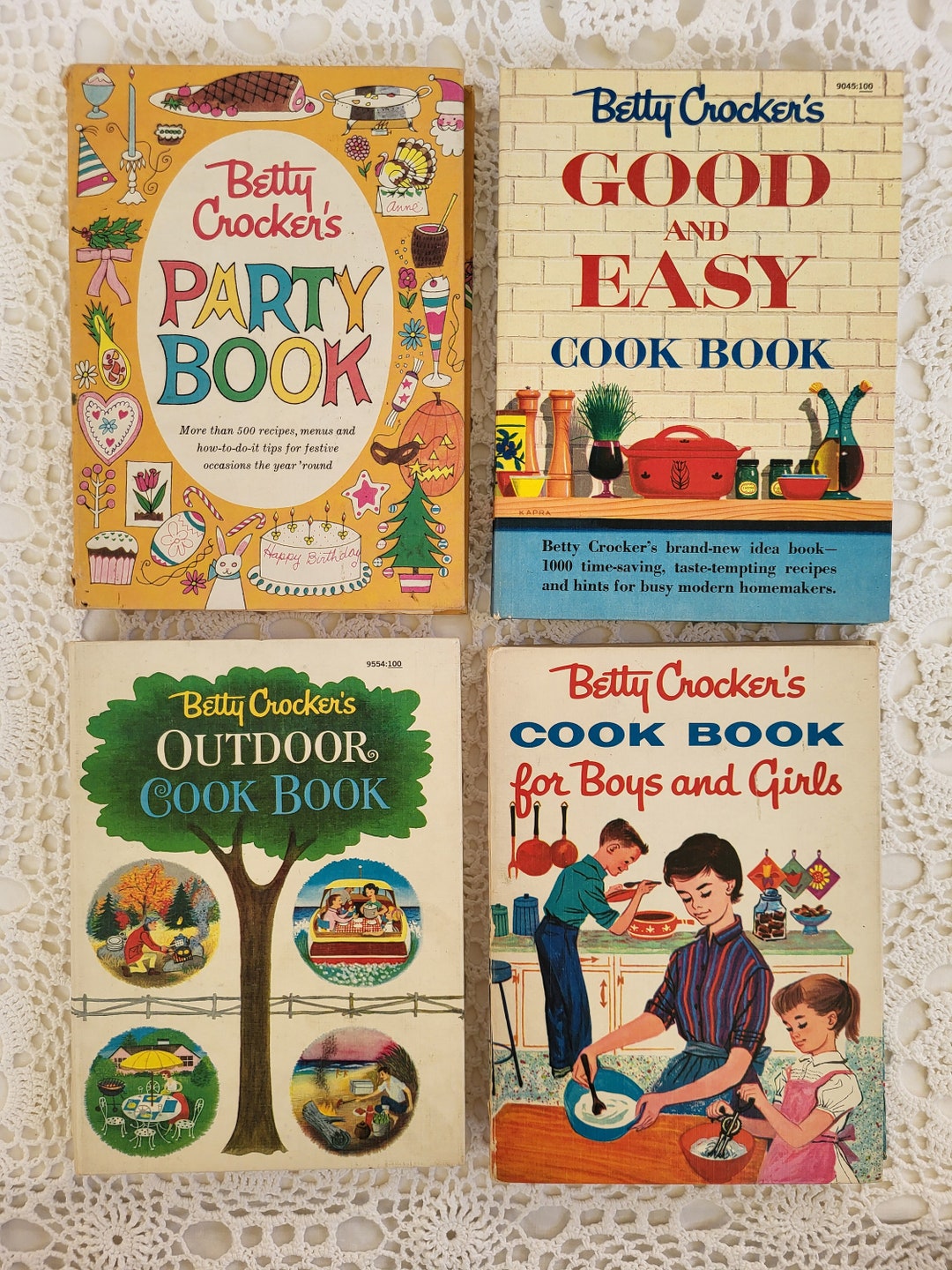 1950s/1960s Betty Crocker Cookbooks, Set of 4, Instant Collection - Etsy